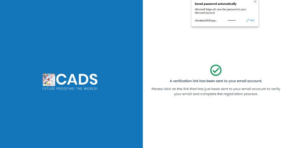 How To Sign Up On Cads Ai